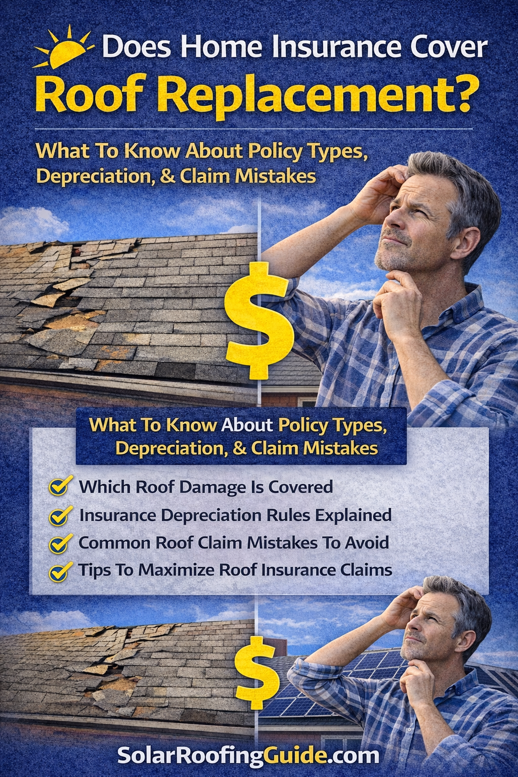 Does Home Insurance Cover Roof Replacement? What U.S. Homeowners Need ...