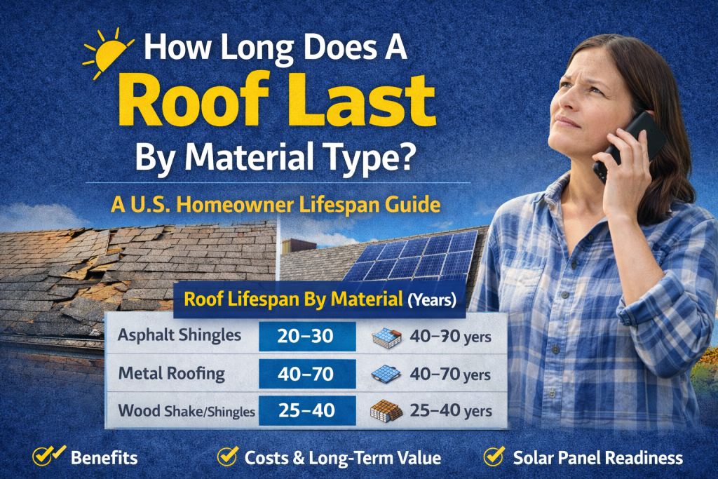 How Long Does A Roof Last By Material Type? A U.S. Homeowner Lifespan ...