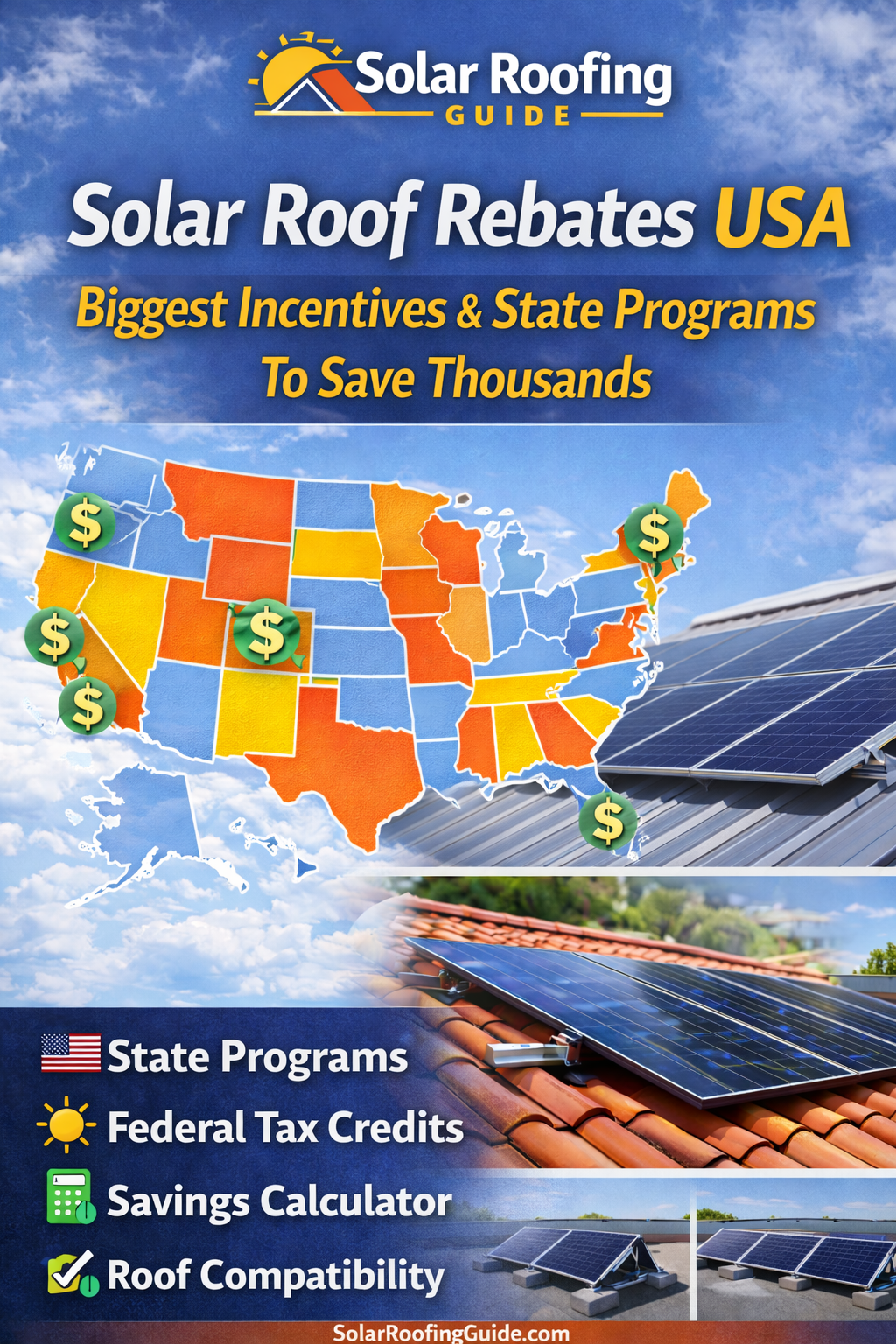 Solar Roof Rebates USA: Biggest Incentives & State Programs To Save ...