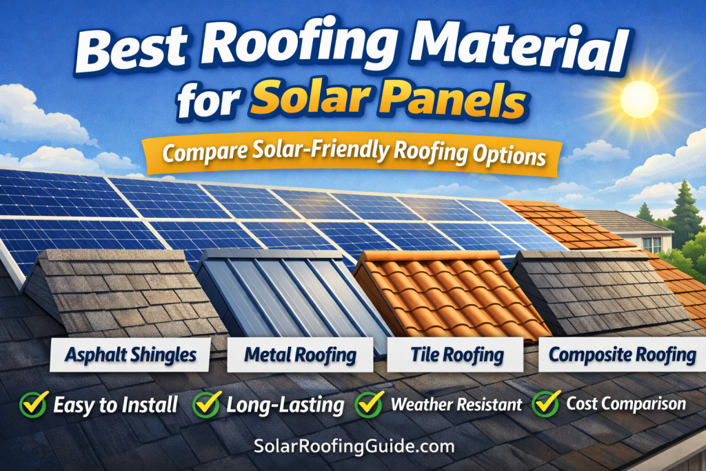 Best Roofing Material For Solar Panels: 2026 Homeowner Guide To Solar ...